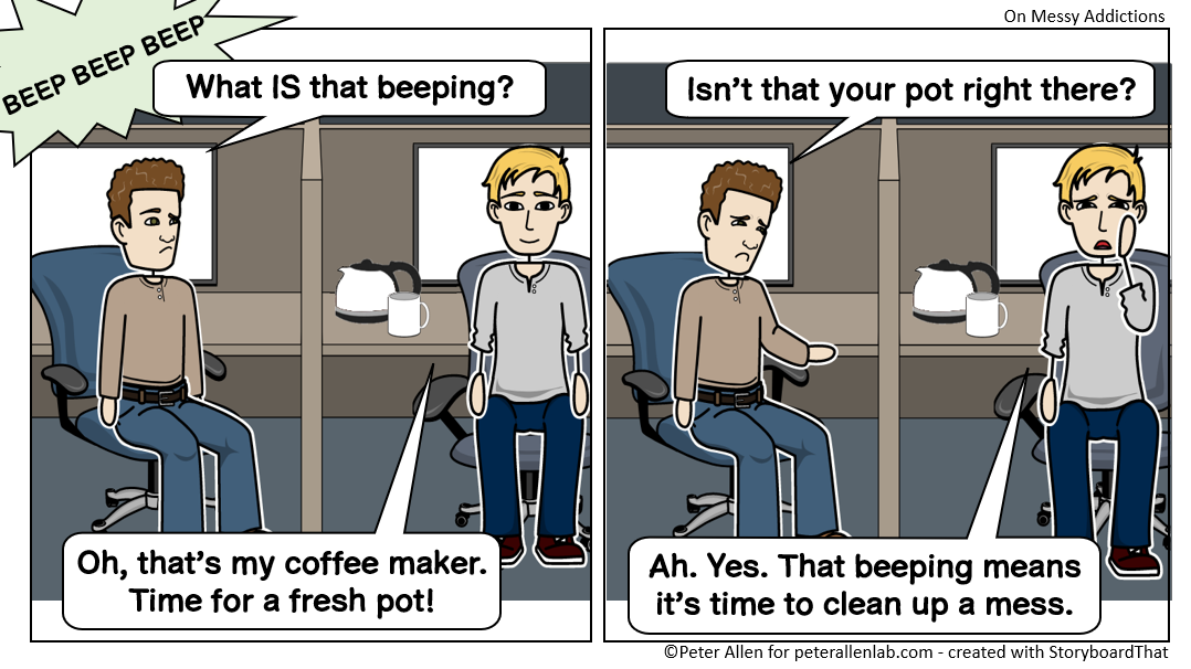 Sad Gap and Coffee Comic | Dr. Peter B Allen – Lab Blog